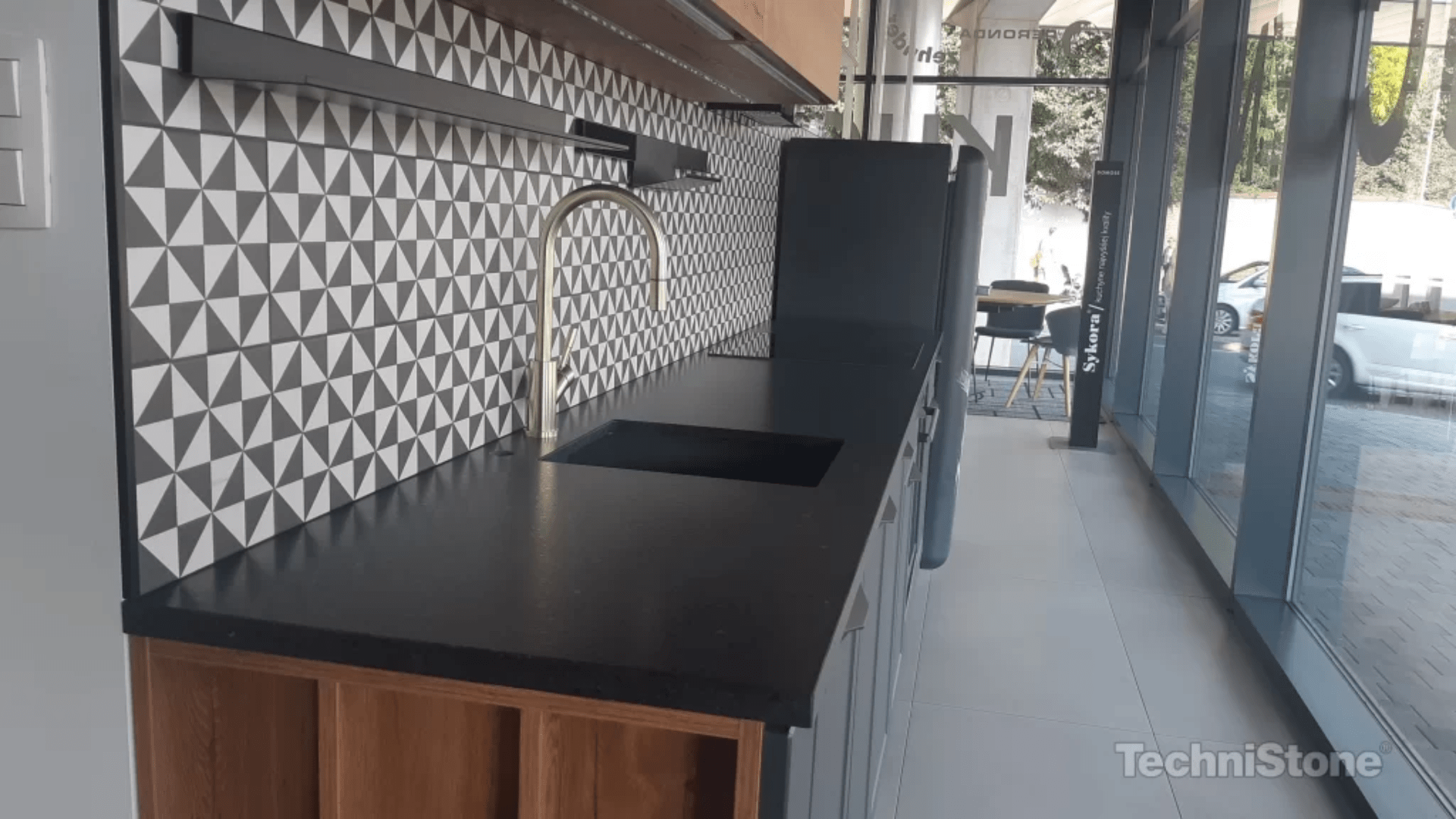 Taurus Terazzo Dark - Quartz Countertops